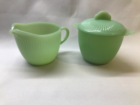 Serving Odds & Ends Dining & Serving Fire King Jadeite Creamer Home ...