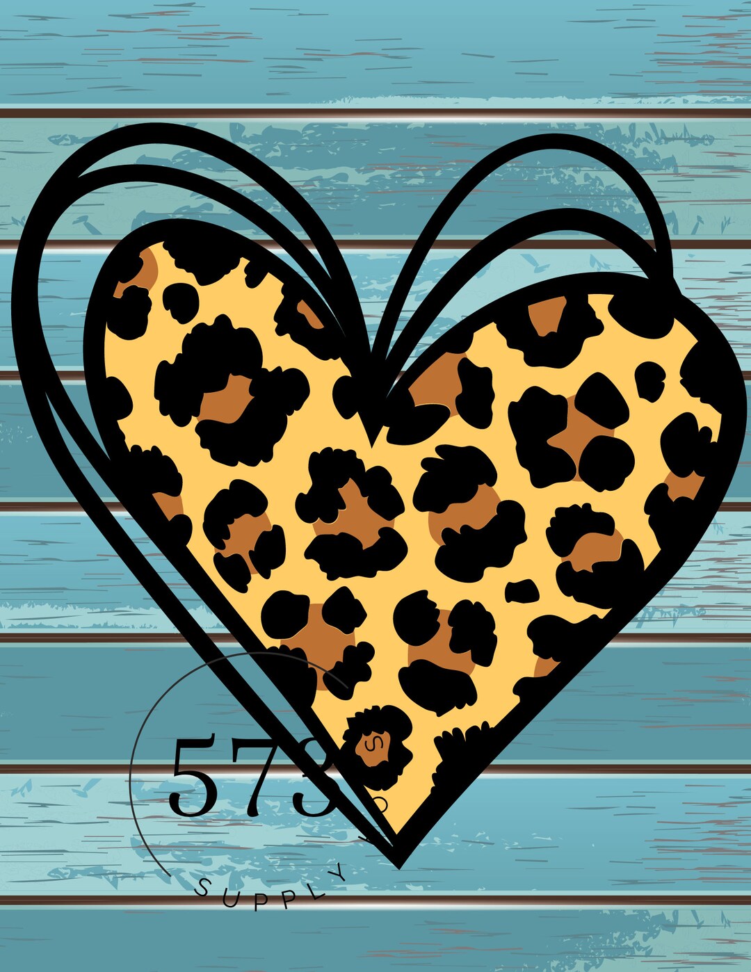 Leopard Heart PNG, Leopard Heart Leopard Heart Digital Download ...