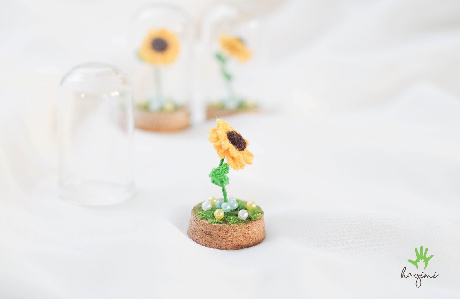 Miniature Crochet Sunflower. Crocheted Flower. Mini Flower in | Etsy