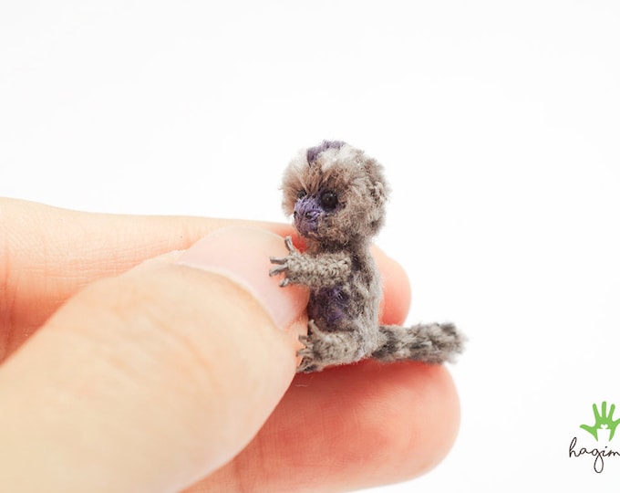 Extreme Marmoset Monkey - Tiny Marmoset Monkey, Miniature Crochet ...