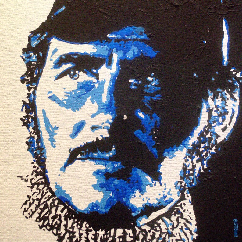 Robert Shaw Aka Captain Quint Wall Art Pop Culture Jaws Print Portrait ...