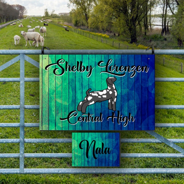 Cattle Show Stall Sign - Etsy