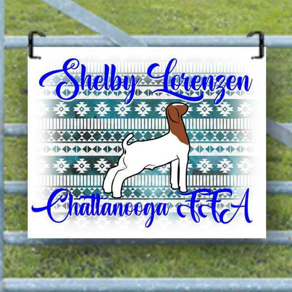 Show Goat Sign - Etsy