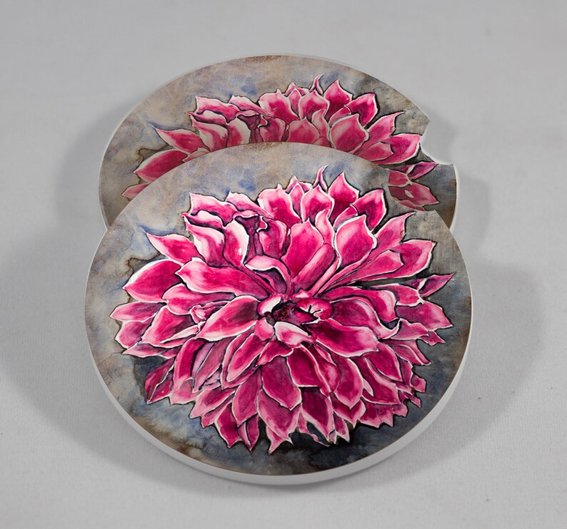 Flower Car Coasters Cute Car Coasters Cute Car Decor Car Etsy flower-car-coasters-cute-car-coasters-cute-car-decor-car-etsy