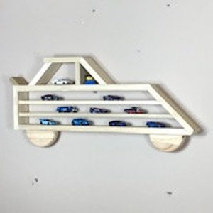 CAR RACK Sports Car Shaped Wooden Wall Shelving to Display - Etsy
