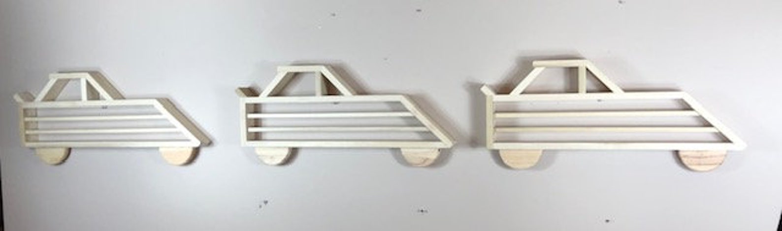 CAR RACK Sports Car Shaped Wooden Wall Shelving to Display - Etsy