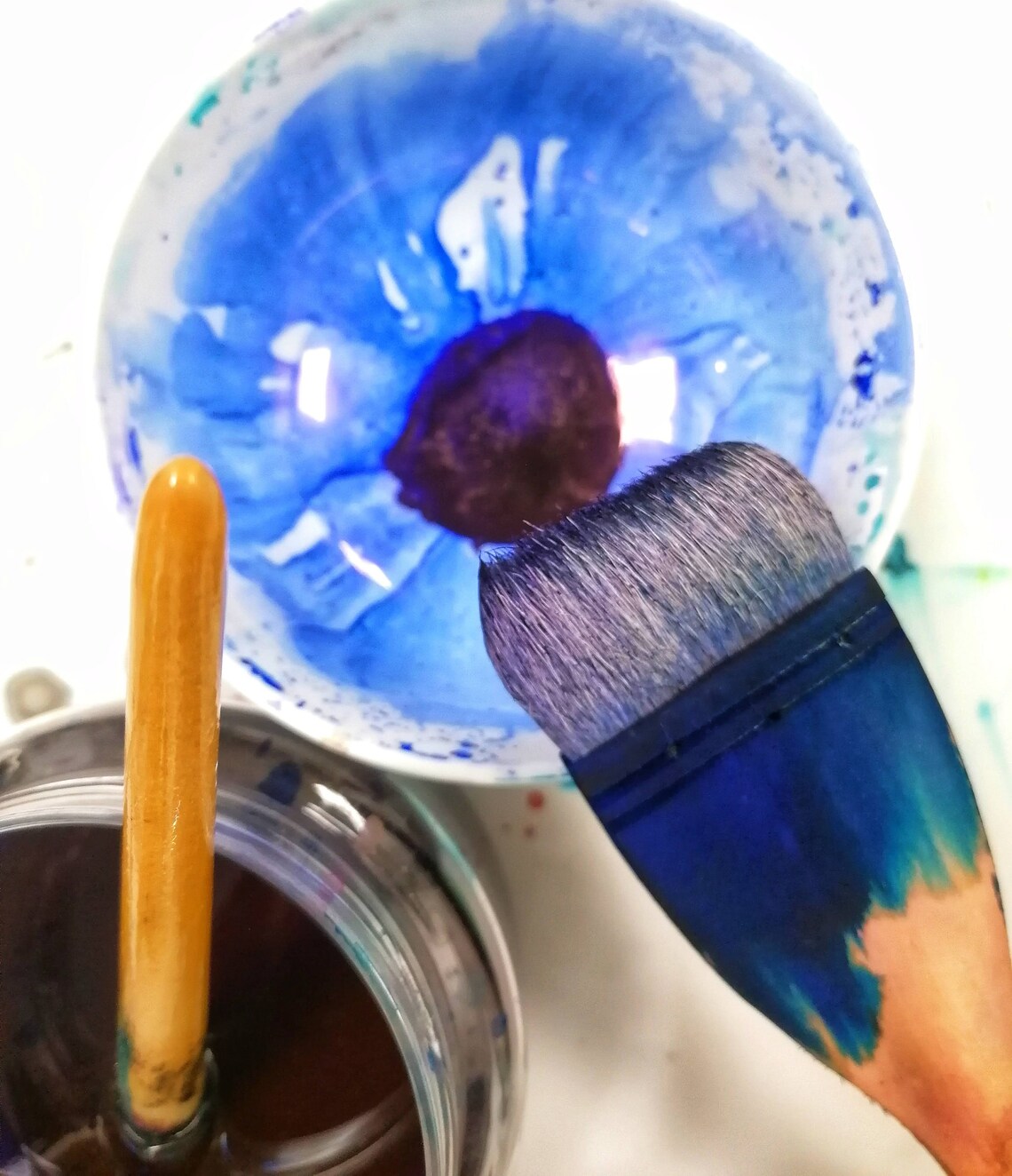 Blue Watercolor Painting. Original Art. One-of-a-kind. Ready to Be ...