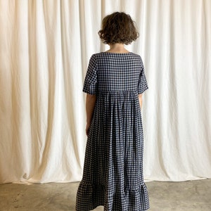 High Waist Ruffle Hem Maxi Dress Sewing Pattern - Etsy Canada