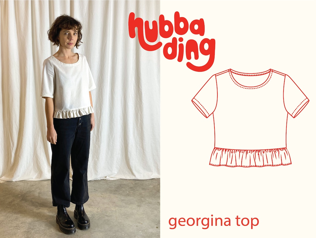 Georgina Top Sewing Pattern - Etsy