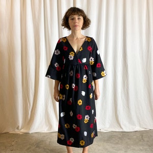 Cross Over Flared Sleeve Dress Sewing Pattern - Etsy Australia