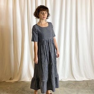 High Waist Ruffle Hem Maxi Dress Sewing Pattern - Etsy UK