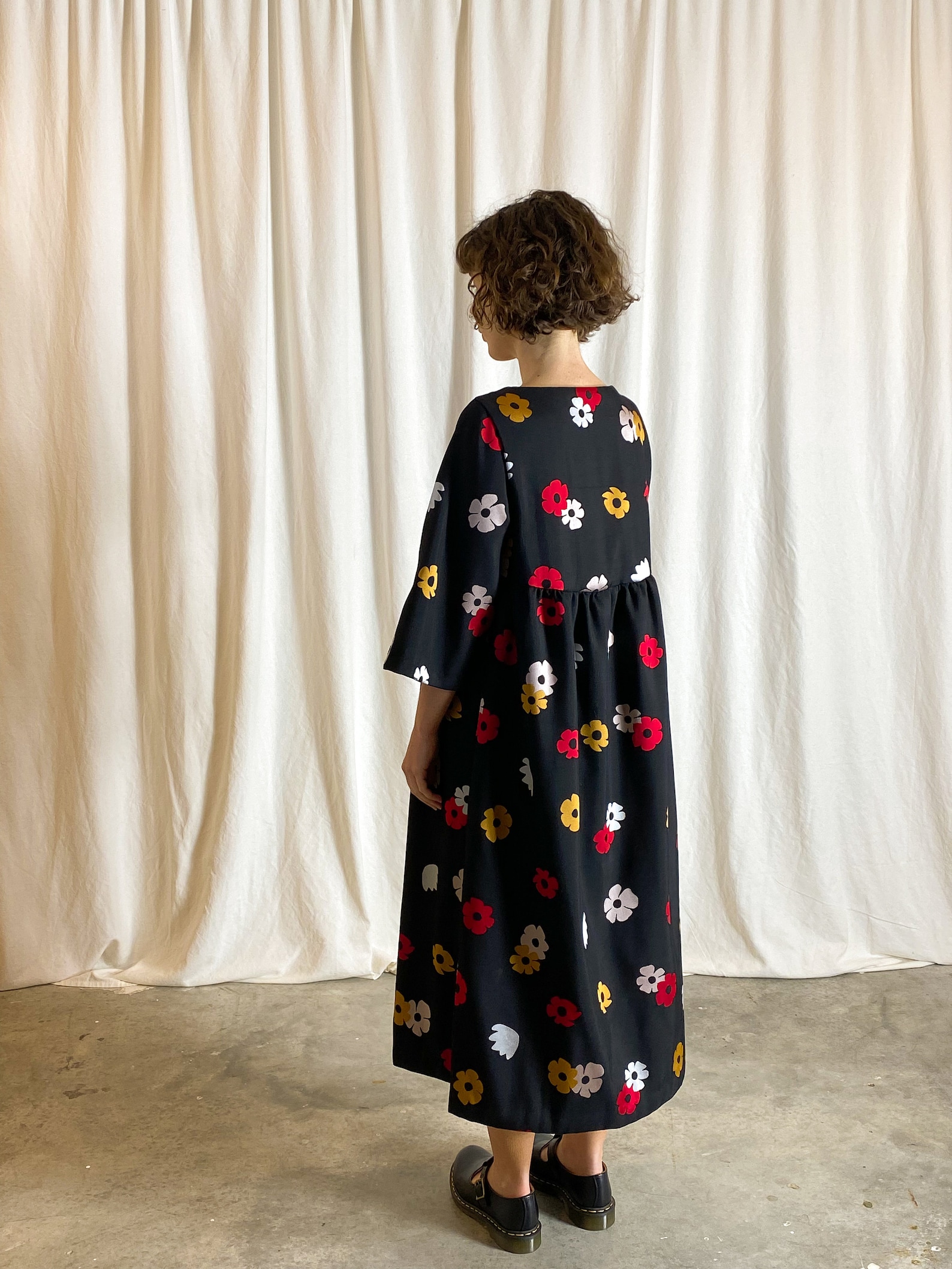 Cross Over Flared Sleeve Dress Sewing Pattern - Etsy Australia