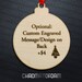Atomic Christmas Tree Ornament - Laser Engraved - Etsy
