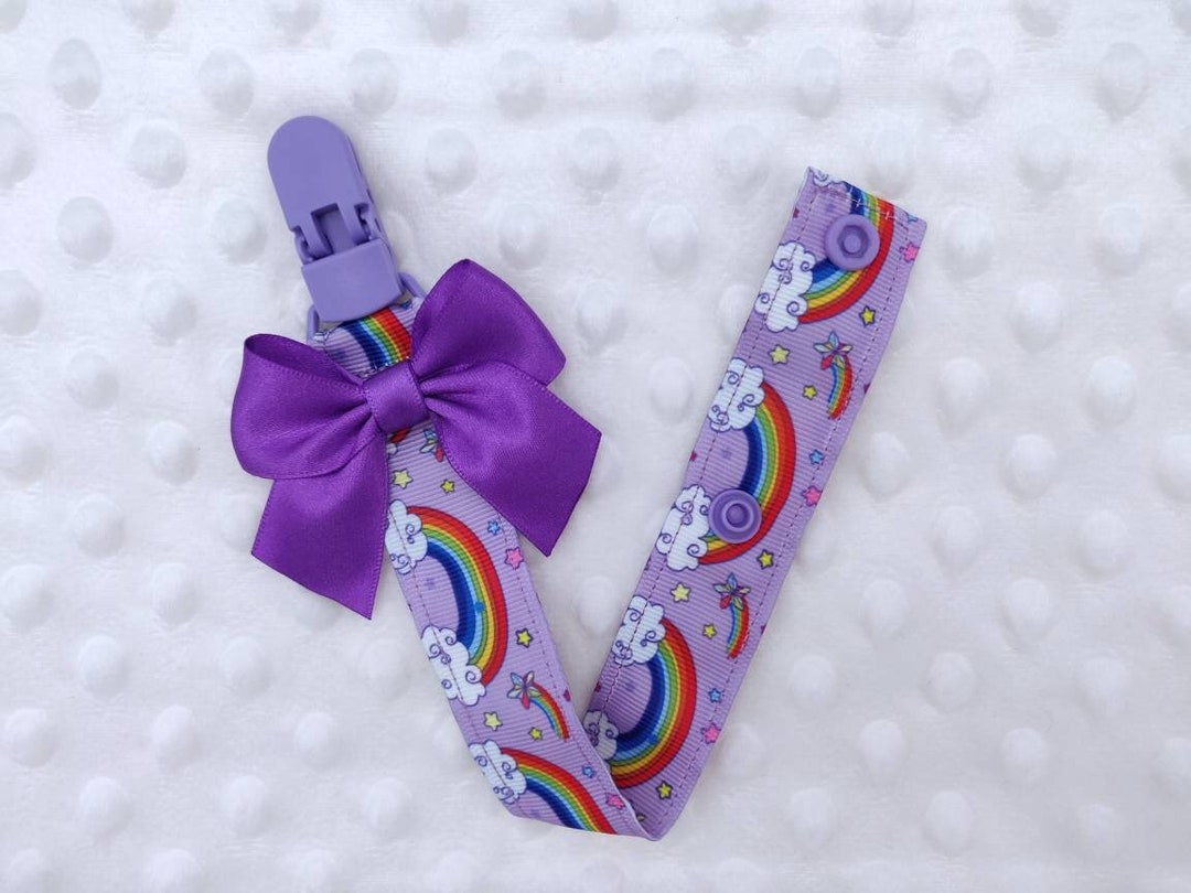 Purple Adult Pacifier Clip ABDL Little Space Agere - Etsy
