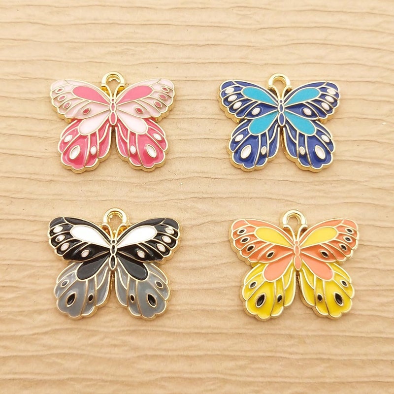 Butterfly Charms - Etsy