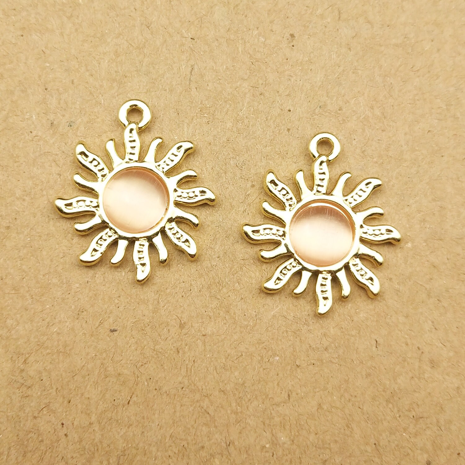 10PCS Sun Charm Rhinestone Charm Craft Supplies. DIY - Etsy