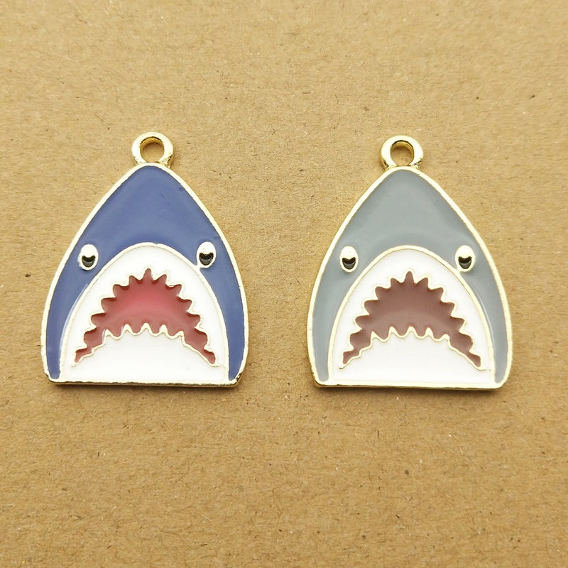 Shark Charm - Etsy