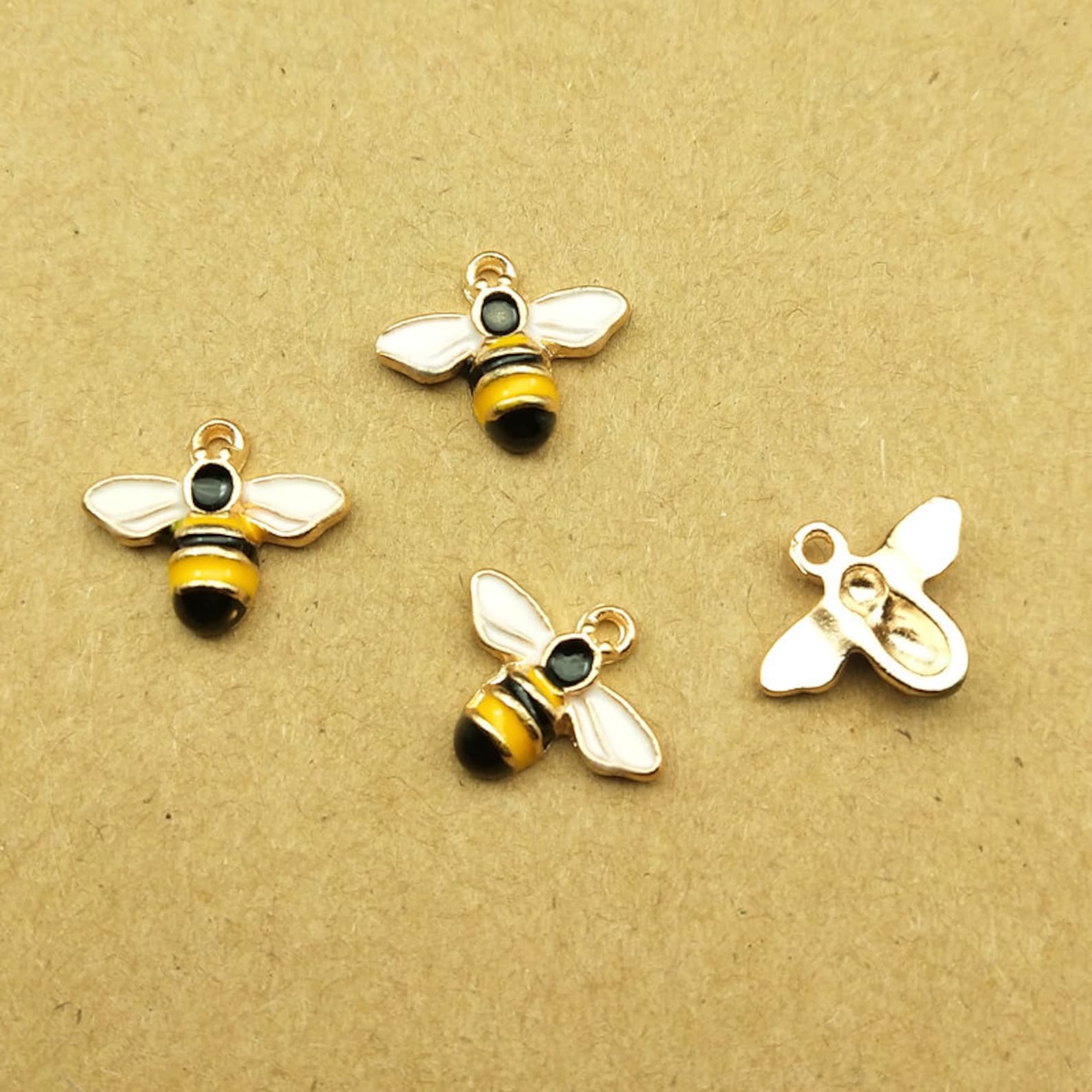 10PCS 1215MM Bee Charms Honeybee Charm Insect Charm - Etsy