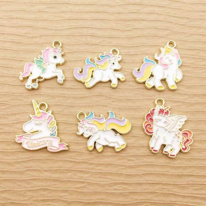Unicorn Charm - Etsy