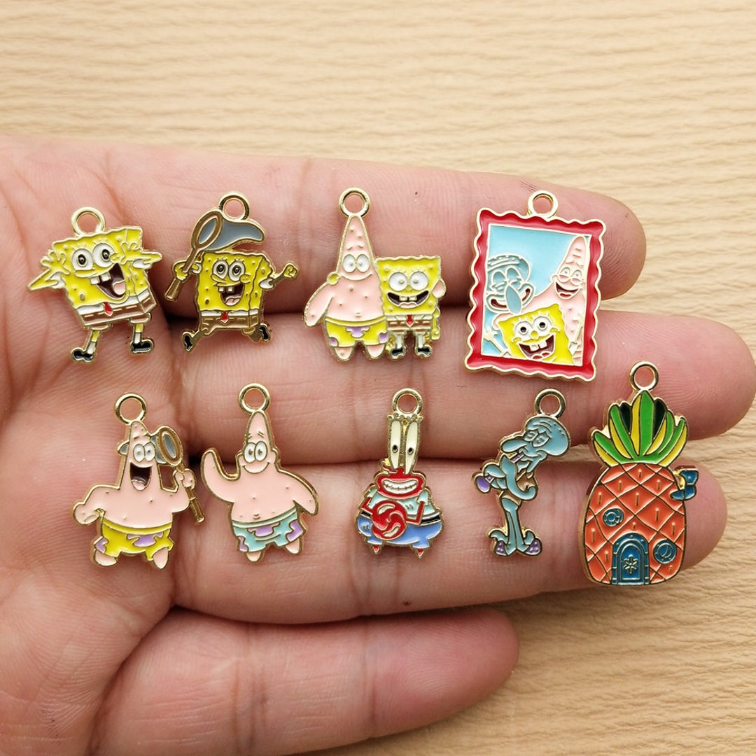 10/18pcs, Cartoon Charm Enamel Charm Bracelet Charm Necklace Charm ...