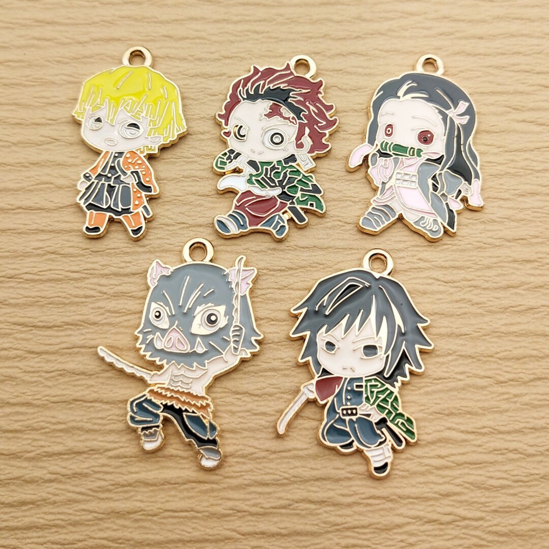 10PCS, Anime Cartoon Charm Bracelet Charm Necklace Pendant Earring ...