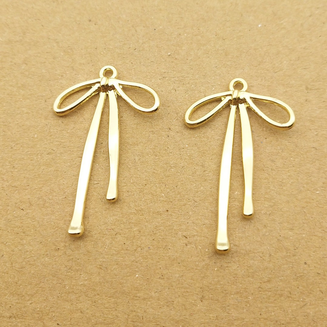 10PCS Bowknot Charms Bow Knot Pendant Diy Jewelry Accessories for ...