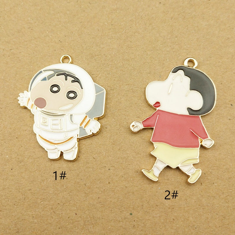 10PCS Enamel Charm Cartoon Charm Gold Plated Craft | Etsy