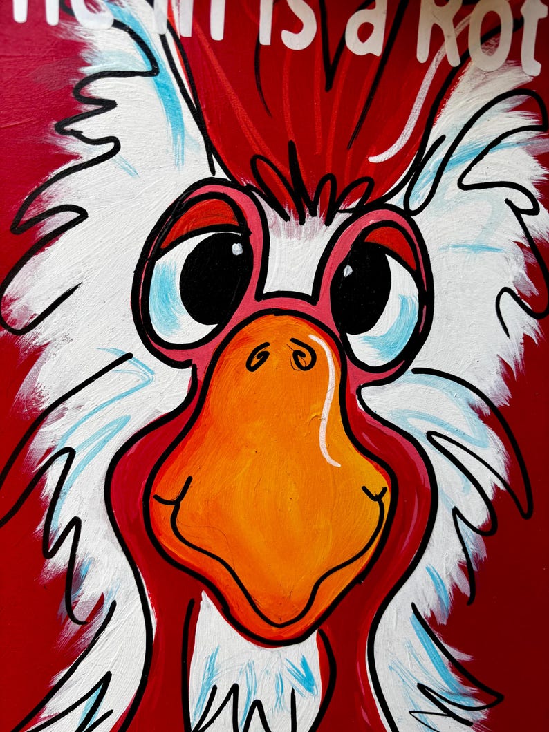 Chicken Doorhanger/ Chicken Sign/ Chicken Coup Hanger - Etsy
