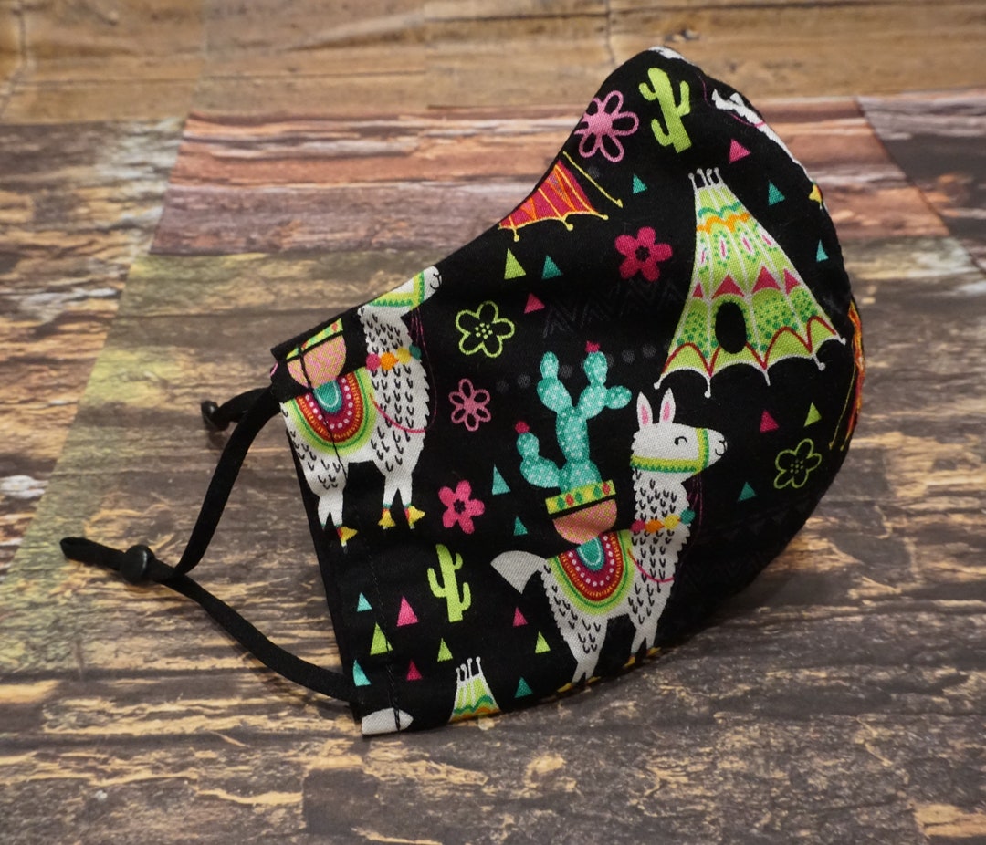 Fiesta Llamas Mask - Etsy