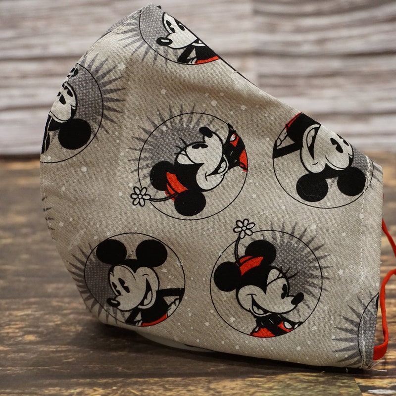 Minnie Mouse Face Mask - Etsy