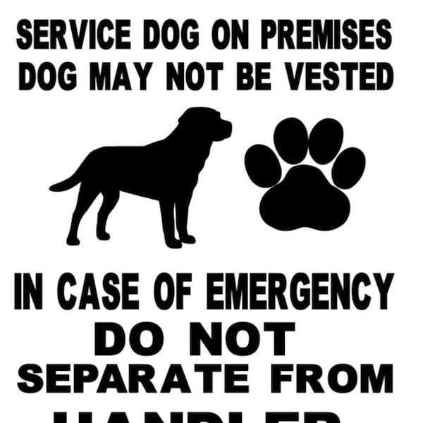 Service Dog - Etsy