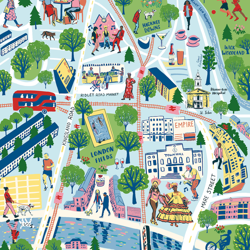 Illustrated Maps - Etsy