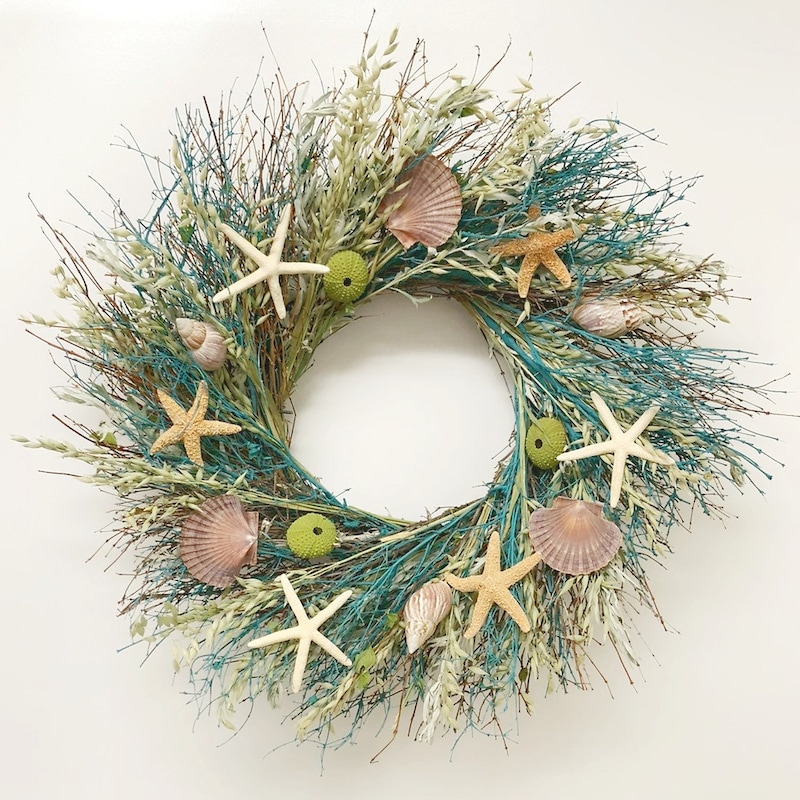 Seashell Wreath - Etsy