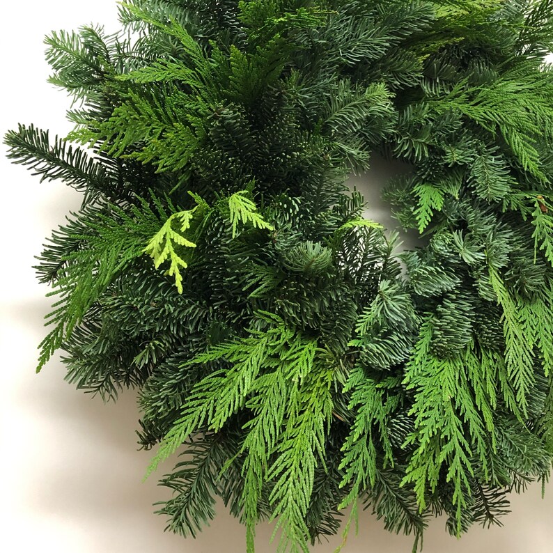 Vancortlandt Farms Handmade Fresh Noble Fir Greens Holiday Winter ...