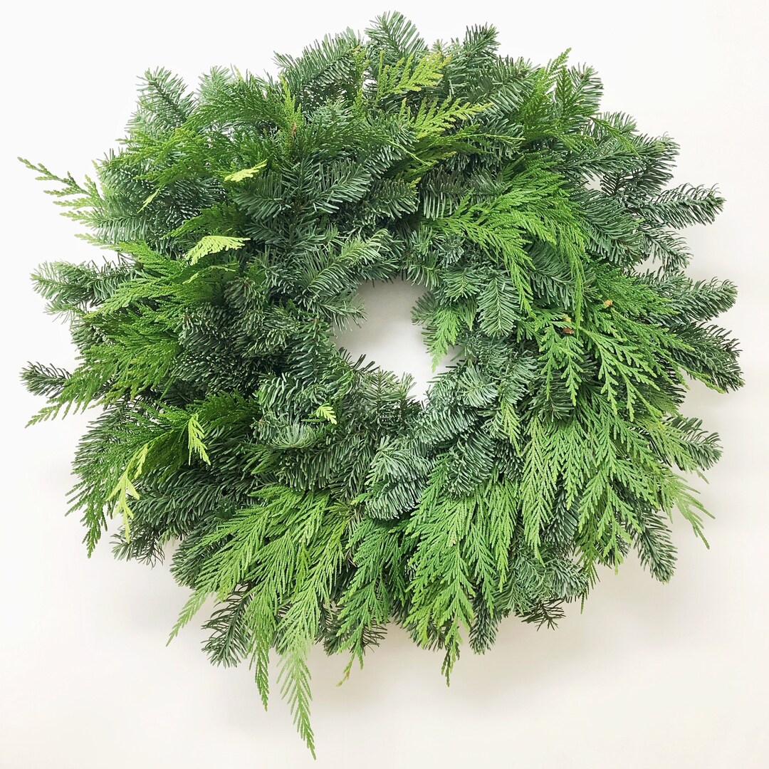 Vancortlandt Farms Handmade Fresh Noble Fir Greens Holiday Winter ...