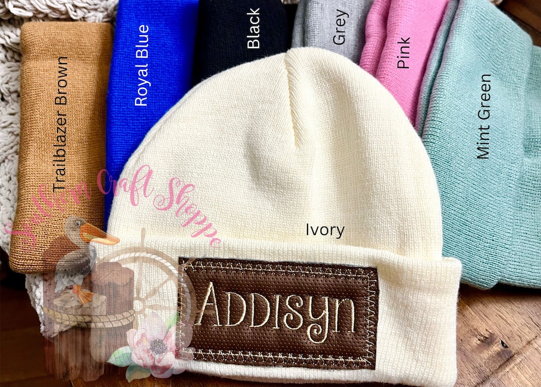Personalized Beanies, Winter Youth/toddler Hats, Winter Gear, Warm ...