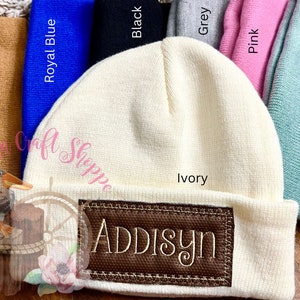 Personalized Beanies, Winter Youth/toddler Hats, Winter Gear, Warm ...