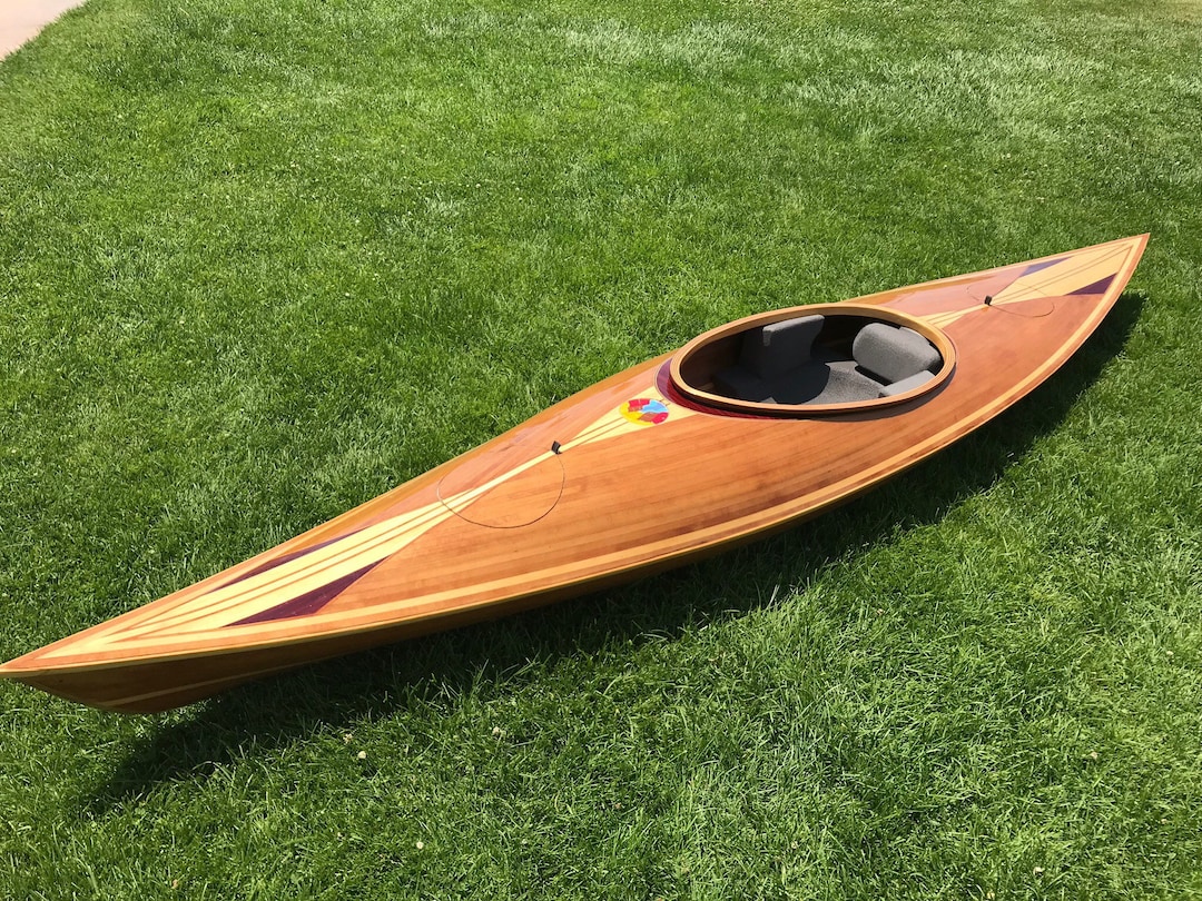 Custom 12' Cedar Strip Kayak - Etsy