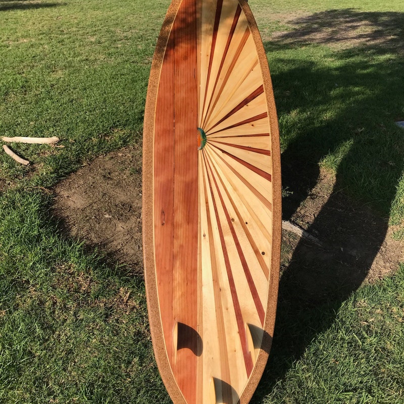 Wooden Surfboard - Etsy
