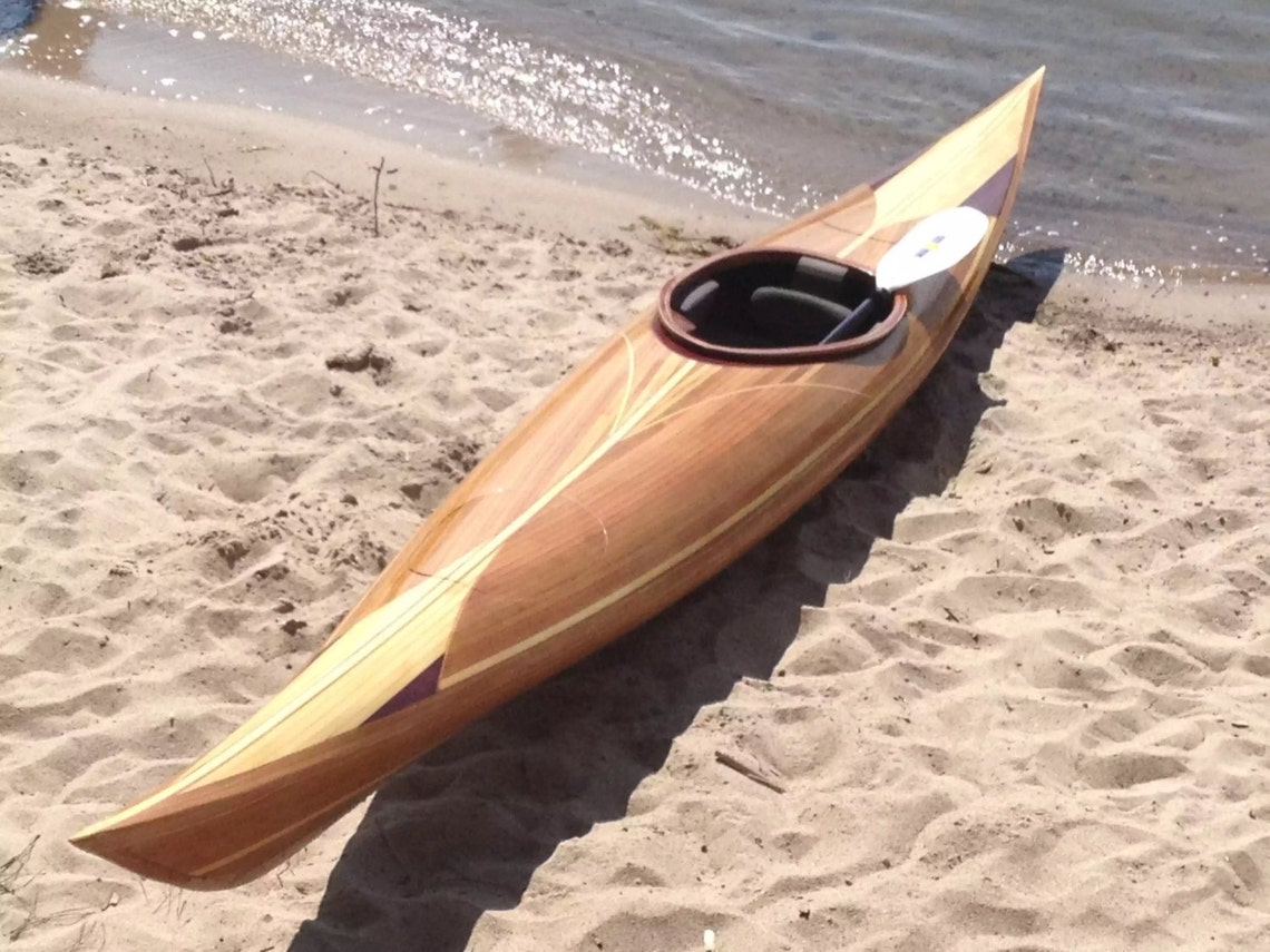 Custom 12' Cedar Strip Kayak - Etsy