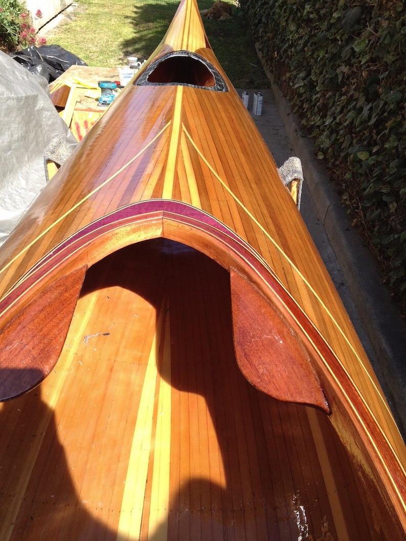 Custom 17' Cedar Strip Kayak - Etsy