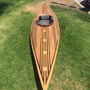 Custom 12' Cedar Strip Kayak - Etsy