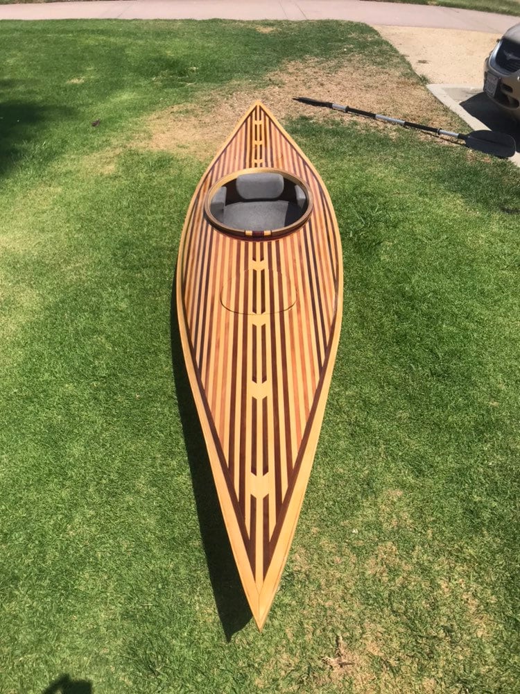 Custom 12' Cedar Strip Kayak - Etsy
