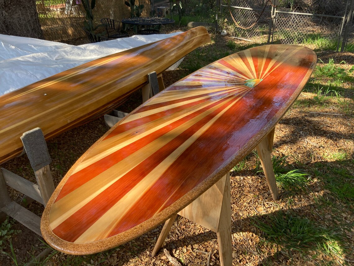 Custom Hollow Wood Surfboard - Etsy