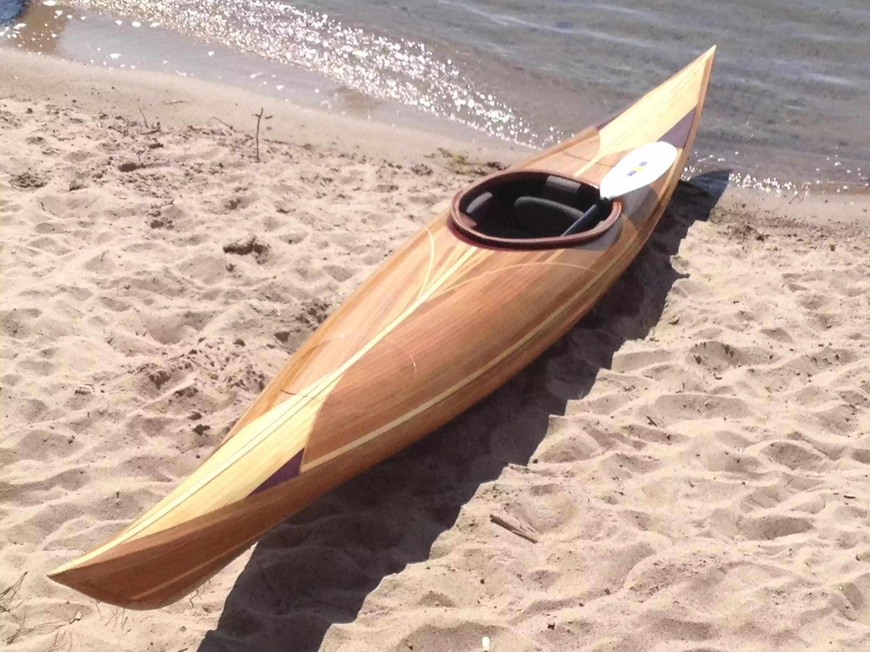 Custom 17' Cedar Strip Kayak - Etsy