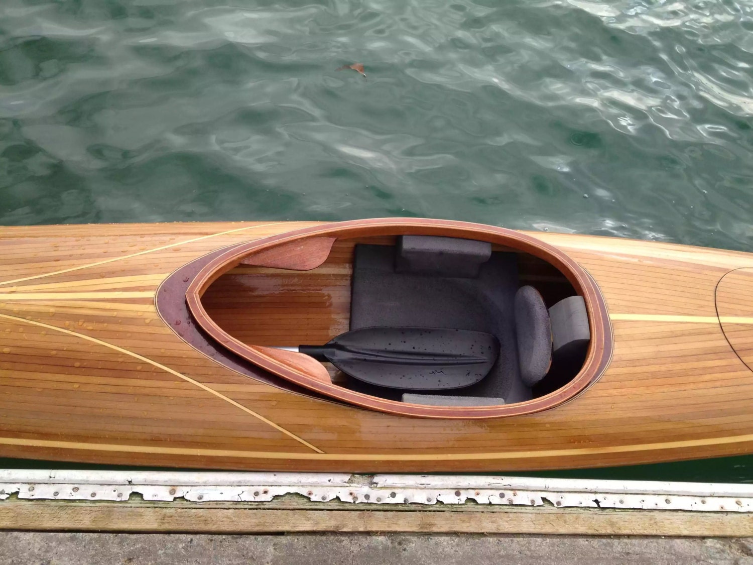 Custom 12' Cedar Strip Kayak - Etsy