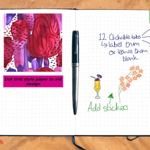 Light Green Leather Cover Journal Dot Grid Digital PDF - Etsy