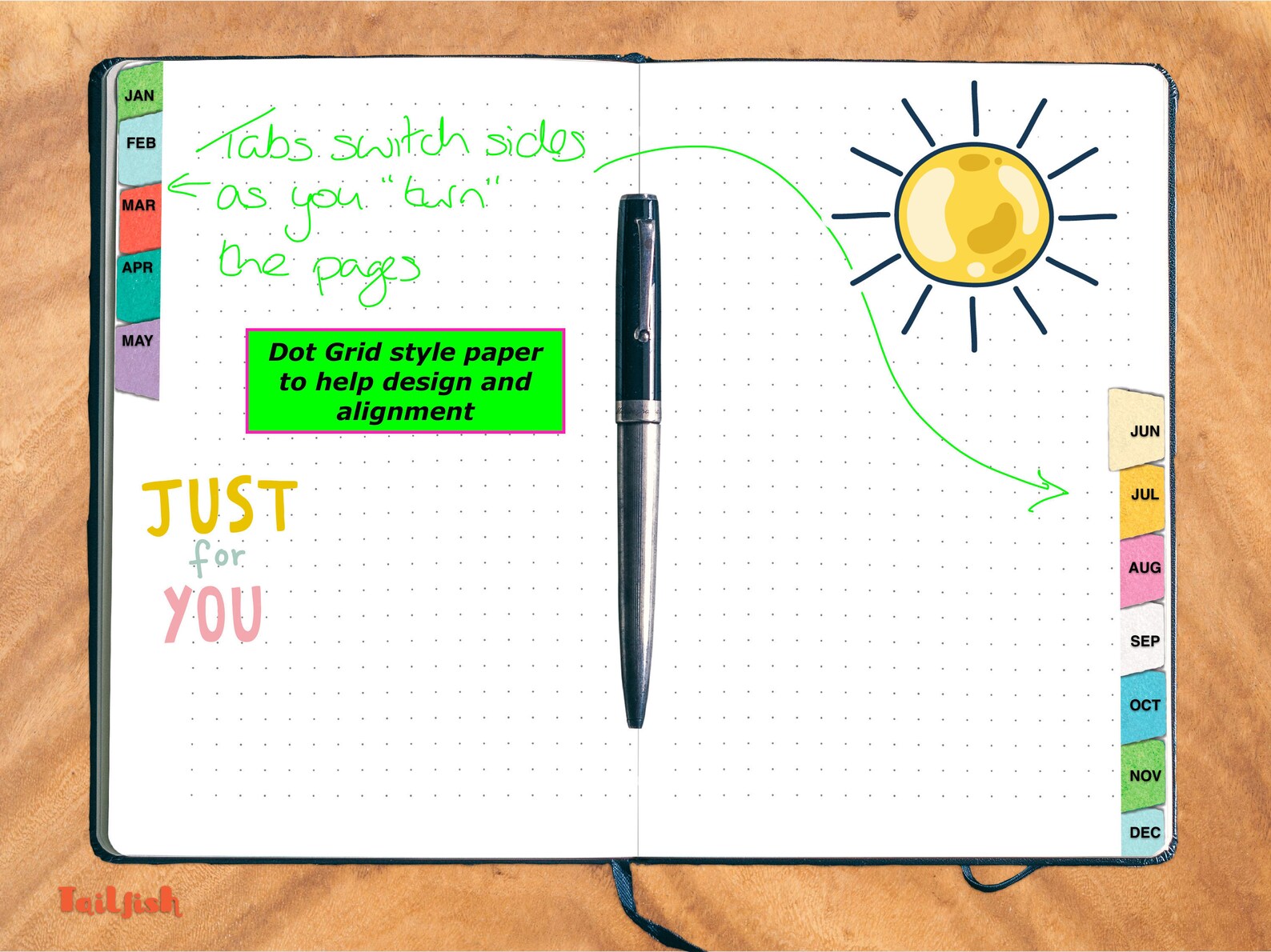 Light Green Leather Cover Journal Dot Grid Digital PDF - Etsy