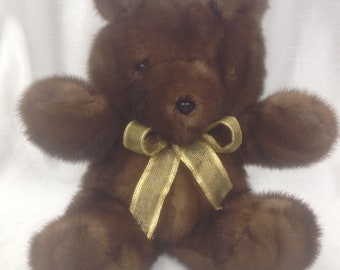 Mink teddy bear | Etsy