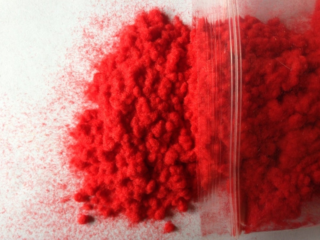 Flocking Powder 1 Oz Pkg Red Rayon Flocking Fibers - Etsy